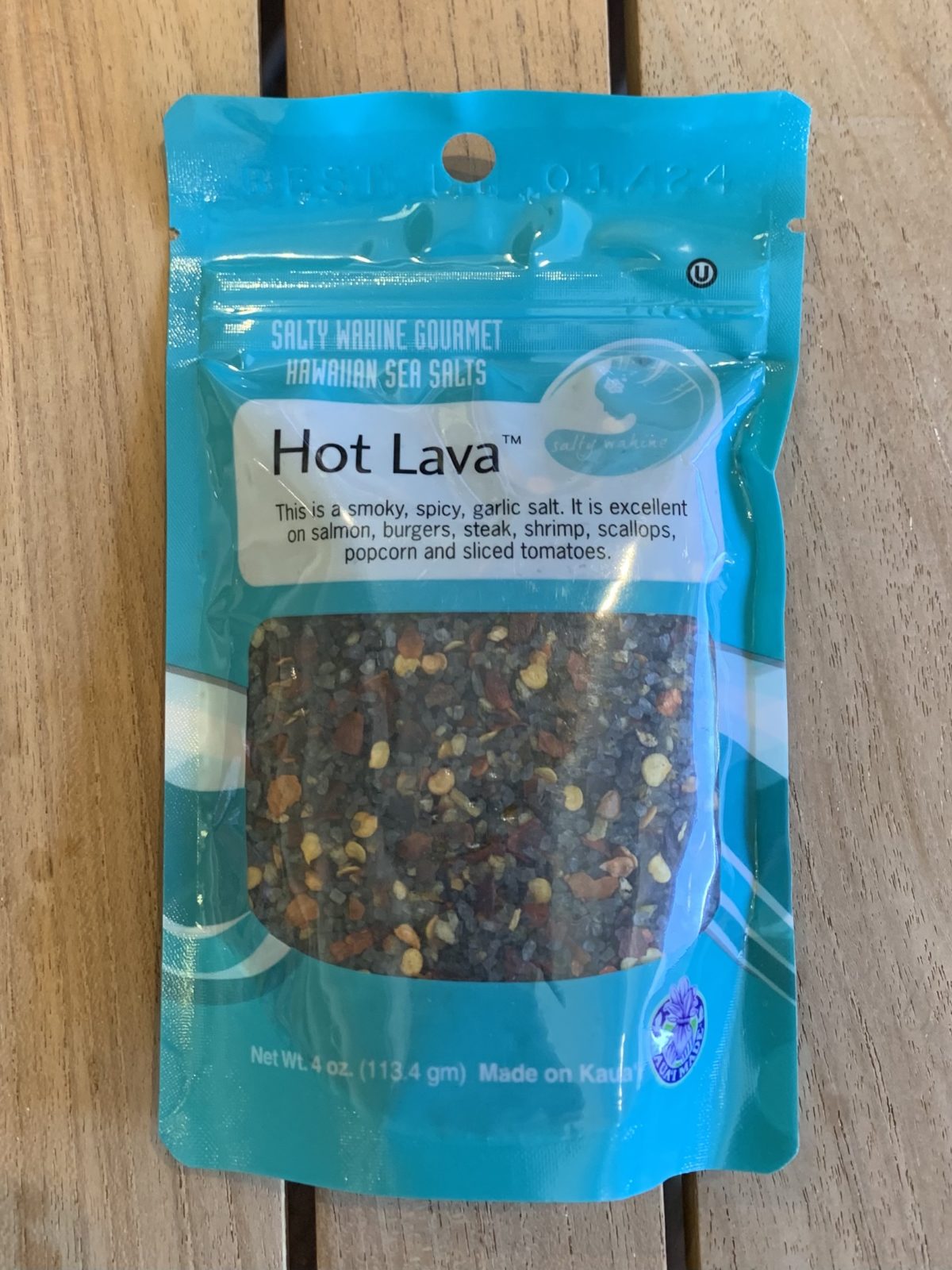 Salty Wahine Hot Lava Gourmet Sea Salt - Tutu's Pantry