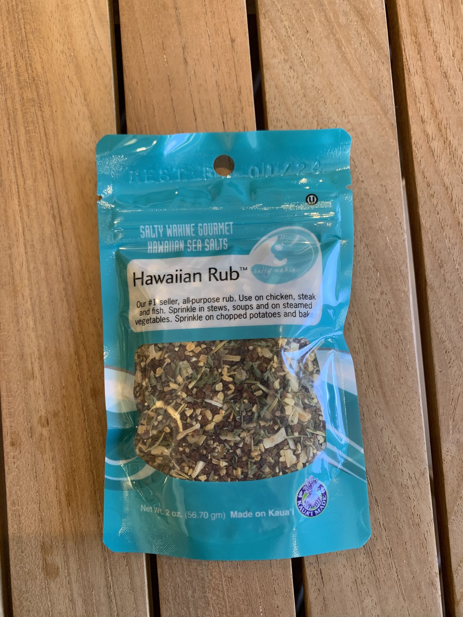 Salty Wahine Hawaiian Rub Gourmet Sea Salt - Tutu's Pantry