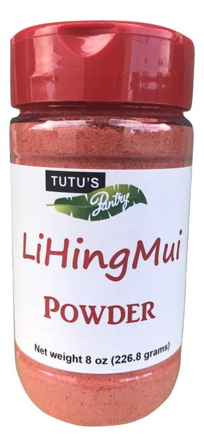 Li Hing Mui Powder 8 oz Jar - Tutus Pantry