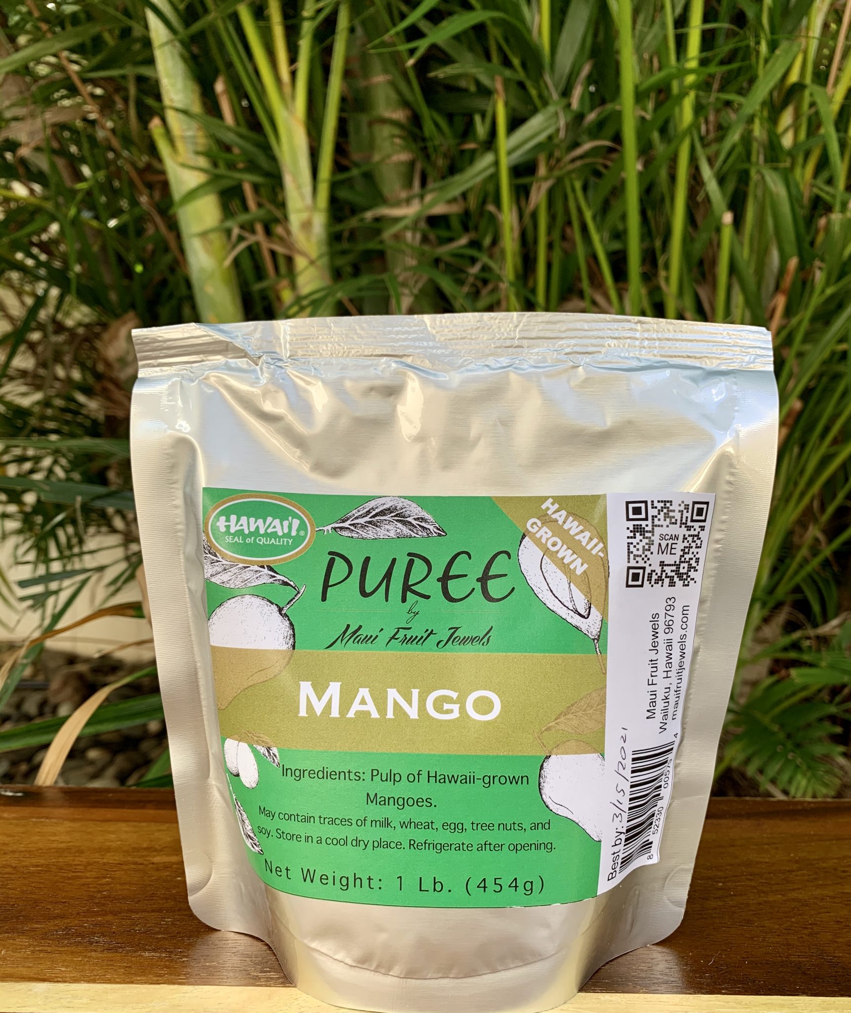 Mango Puree - 1 Lb - Tutu's Pantry